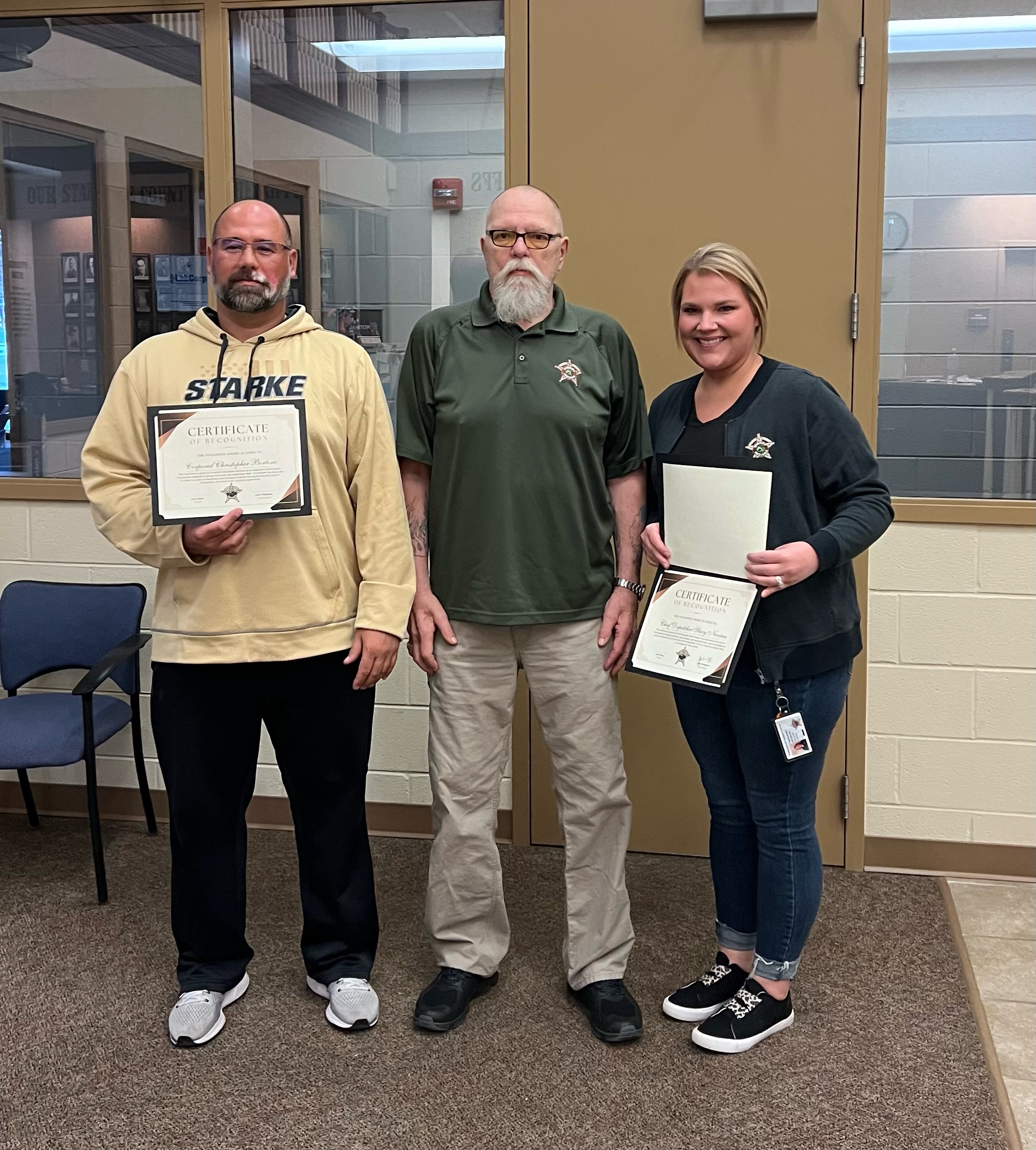Starke County Sheriff Announces Employee of Quarter Awards – WKVI ...