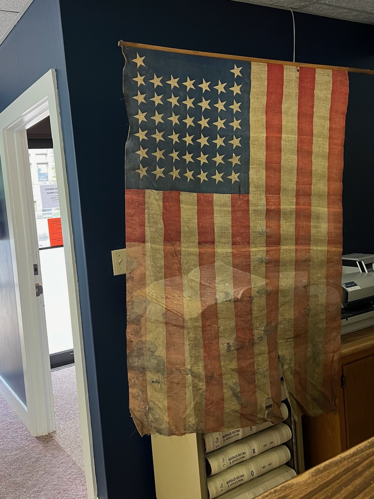 American Flag from 1890s Found – WKVI Information Center