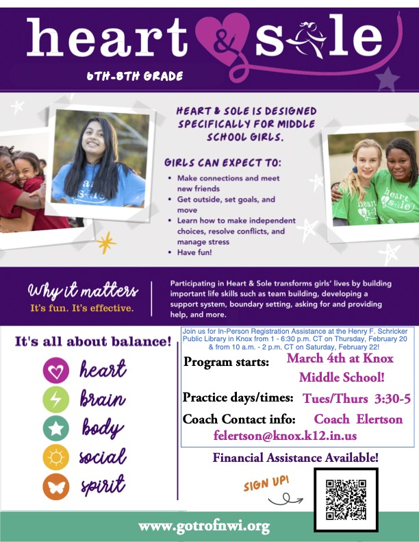 Heart & Sole KMS Registration Flyer – WKVI Information Center