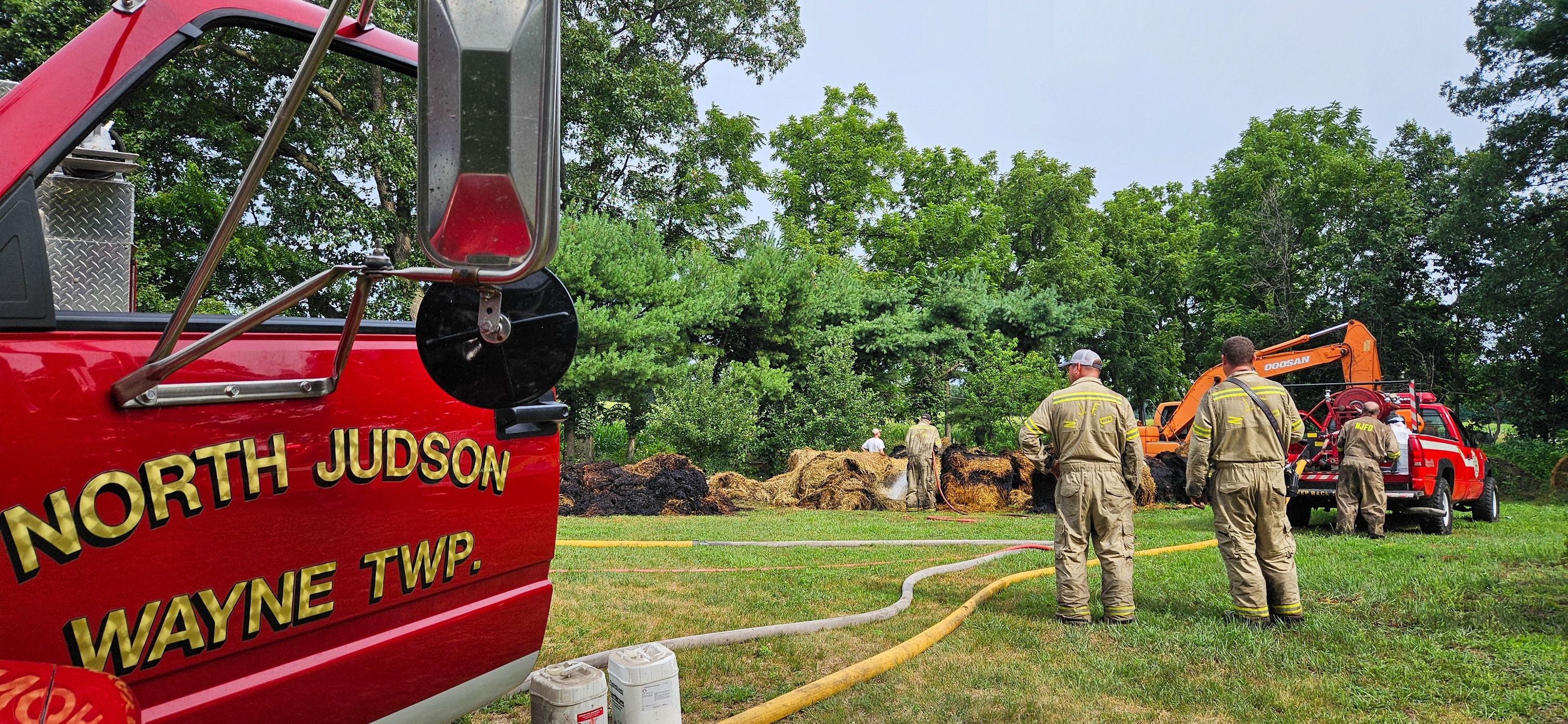 North Judson – Wayne Township Volunteer Fire Department Responds to Hay ...